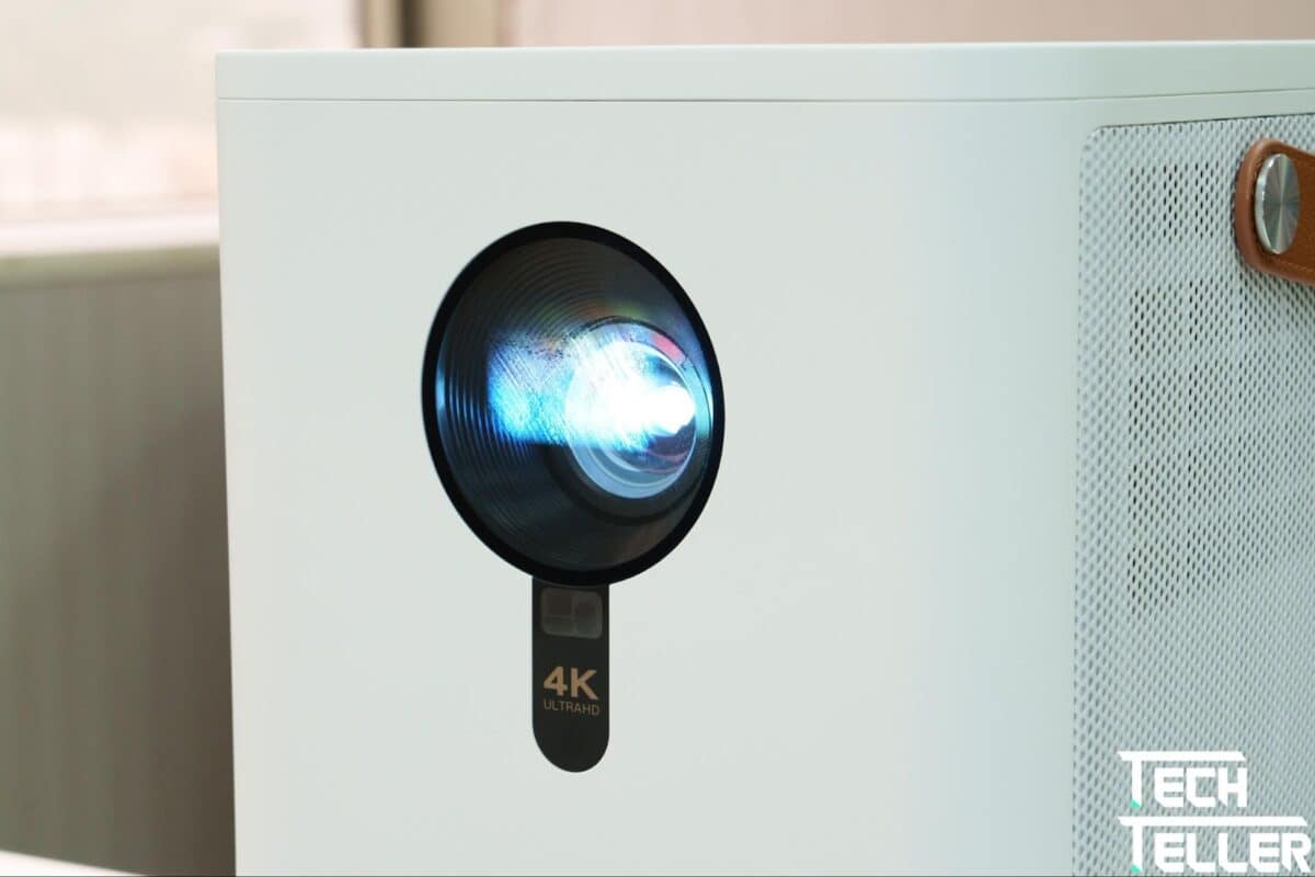 真 4K，全方位娛樂智慧投影首選｜超便攜大螢幕！OVO K9 高畫質 × 高亮度無框電視 4K 投影機 | TechTeller (科技說)